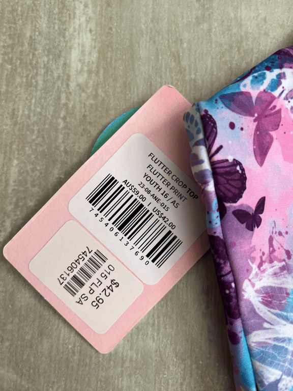 Every Turn Flutter Butterfly Top Top - LeoSwap