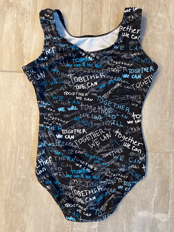 Destira Friendship Word Cloud Tank Leotard - LeoSwap