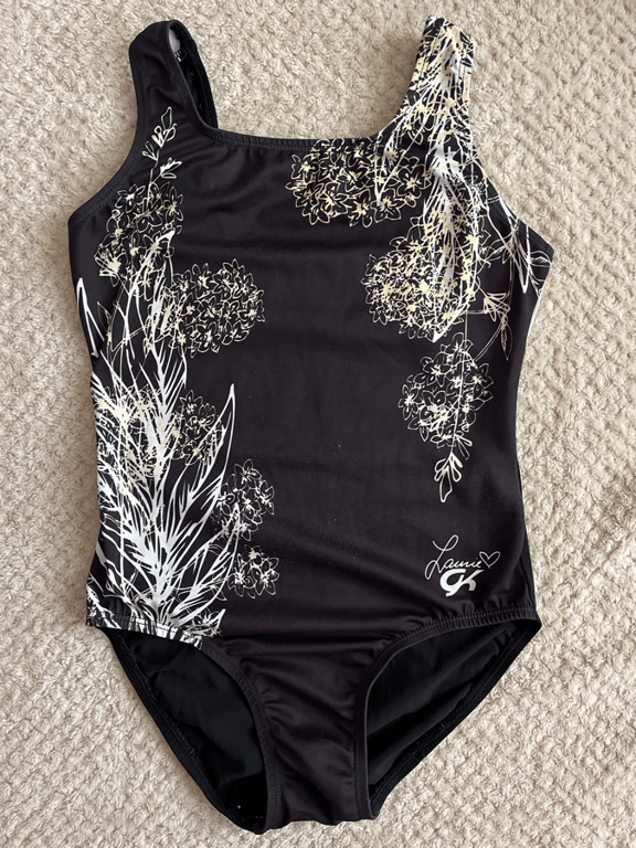 GK Laurie Hernandez Floral Tank Leotard - LeoSwap