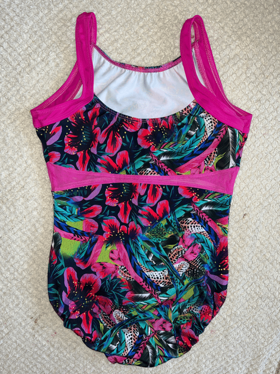 GK Tropical Feather Tank Tank Leotard - LeoSwap
